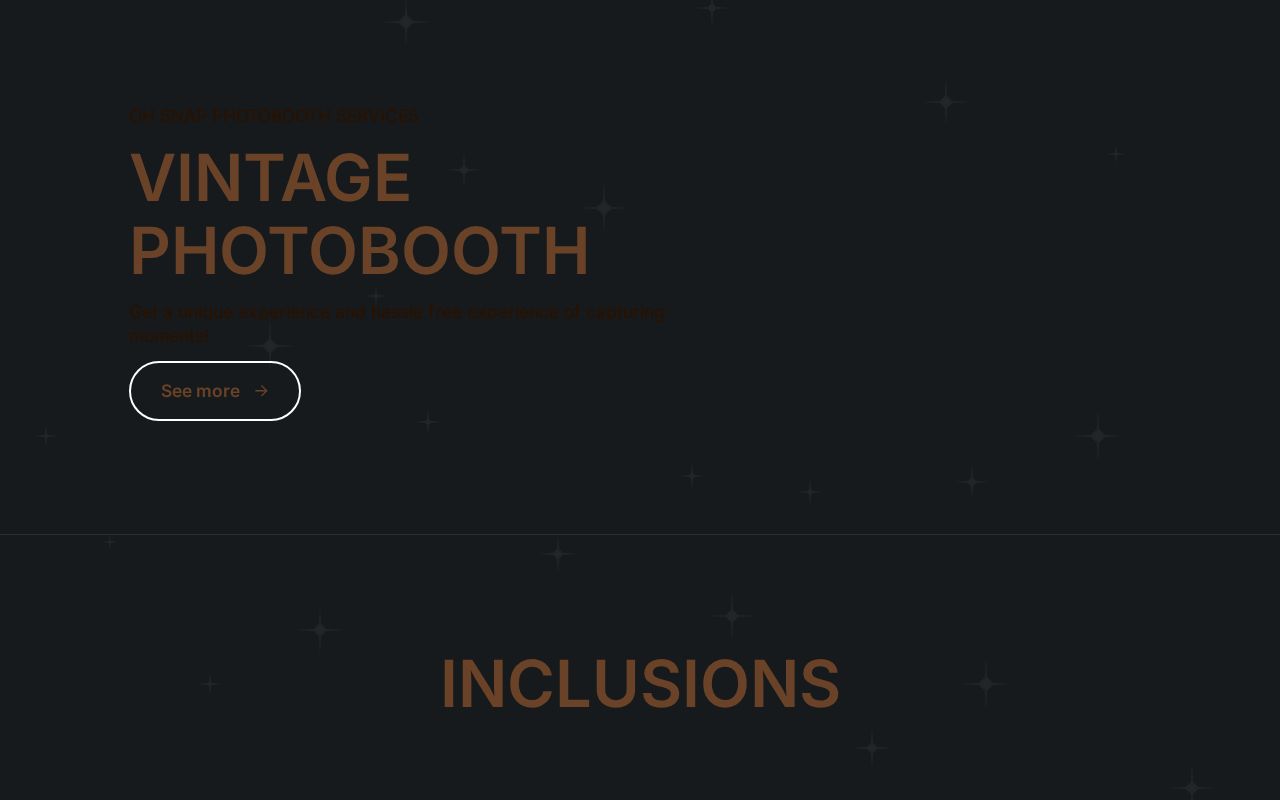 Vintage Self photobooth